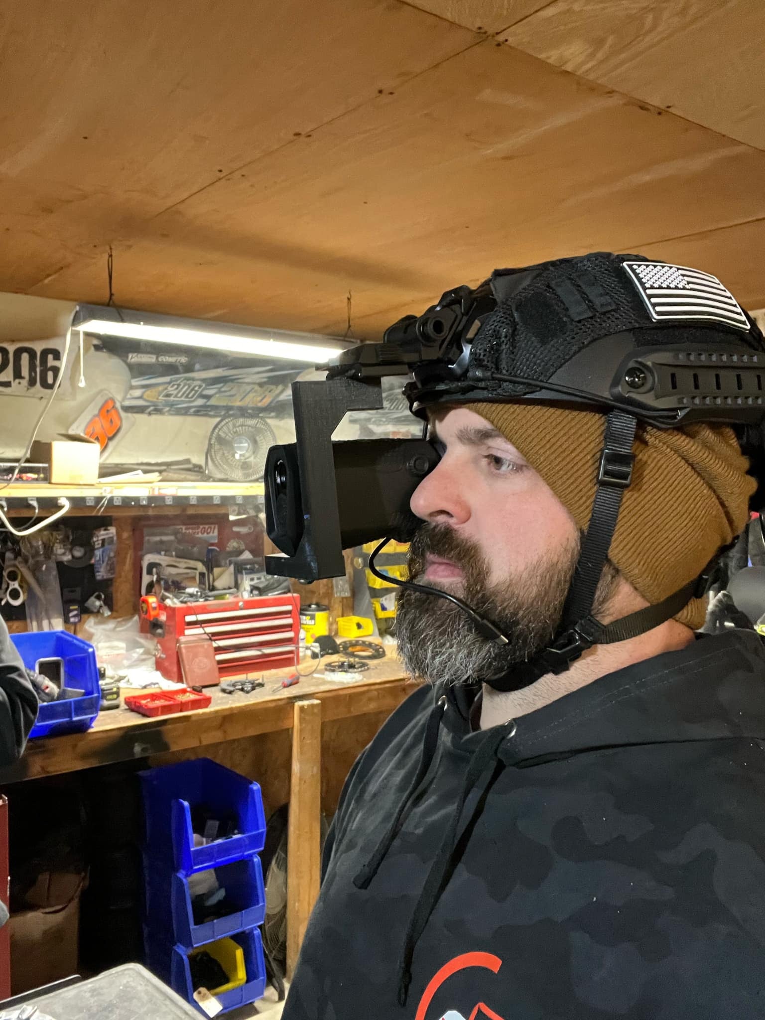 Rix Helmet Dovetail Mount- K2 or K3 compatible (Wilcox mount required ...